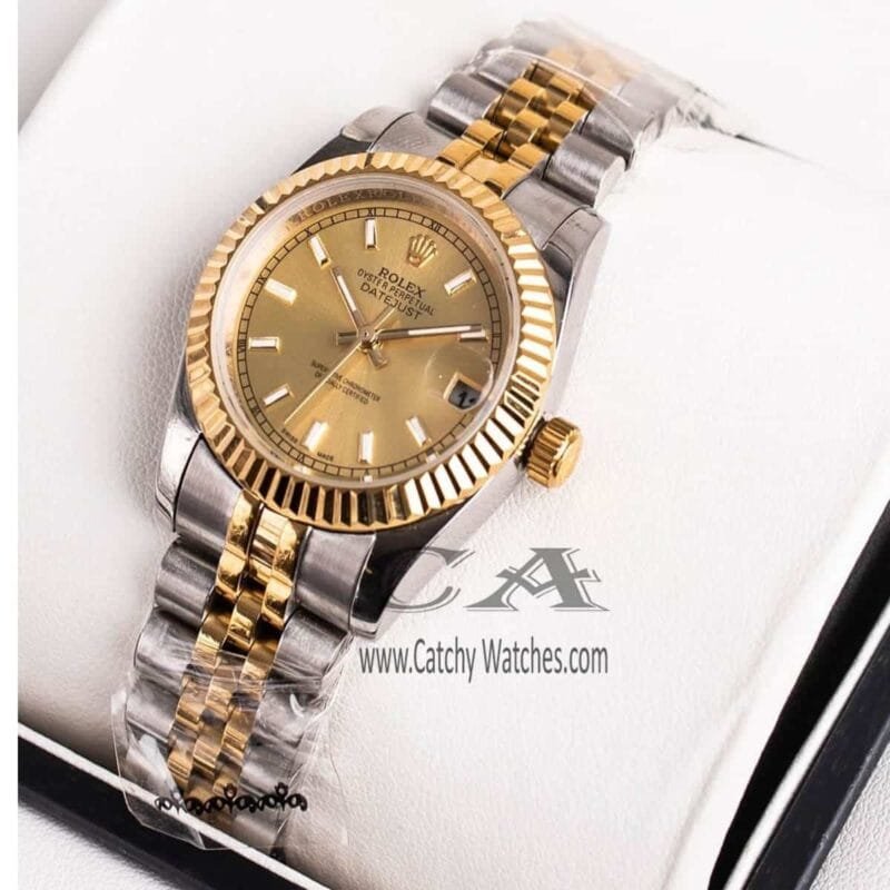 Rolex Watch For Women Gold Color | Catchy Watches