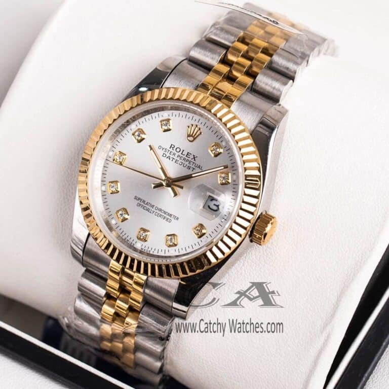 Rolex Women's Watch & Silver * Gold Strap | Catchy Watches
