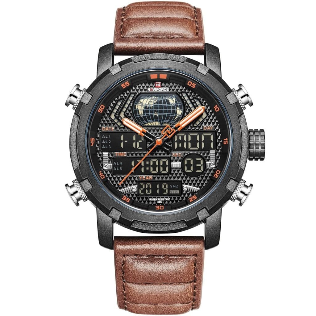 Naviforce Watch For Men NF9160-B-O-L-BN | Catchy Watches