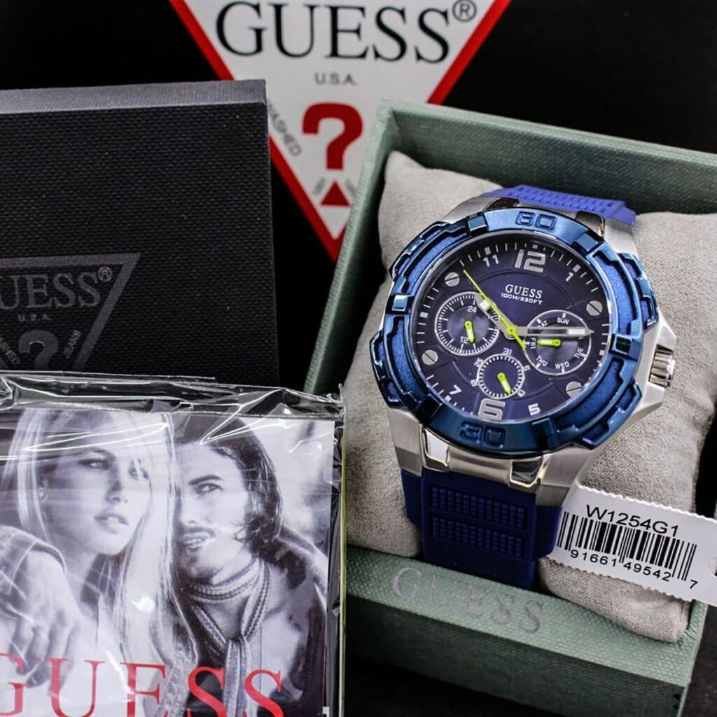 Original Guess men Watch Genesis W1254G1 | Catchy Watches