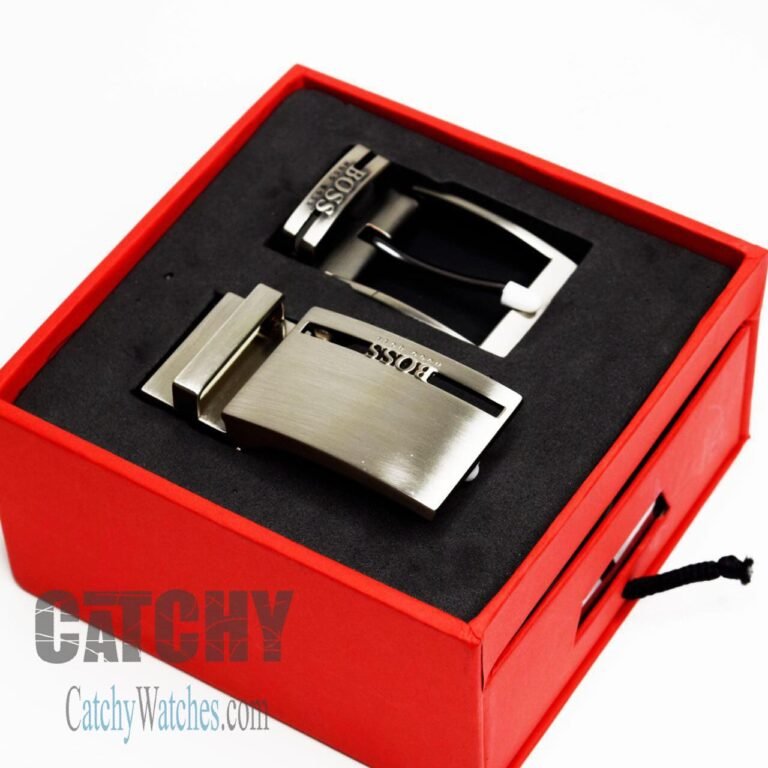 Hugo Boss Set Belt men Leather Double Face | Catchy Watches
