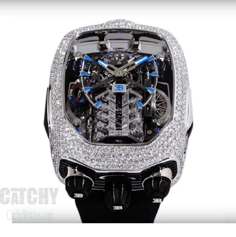 Jacob & Co Bugatti Watch Tourbillon black | Catchy Watches
