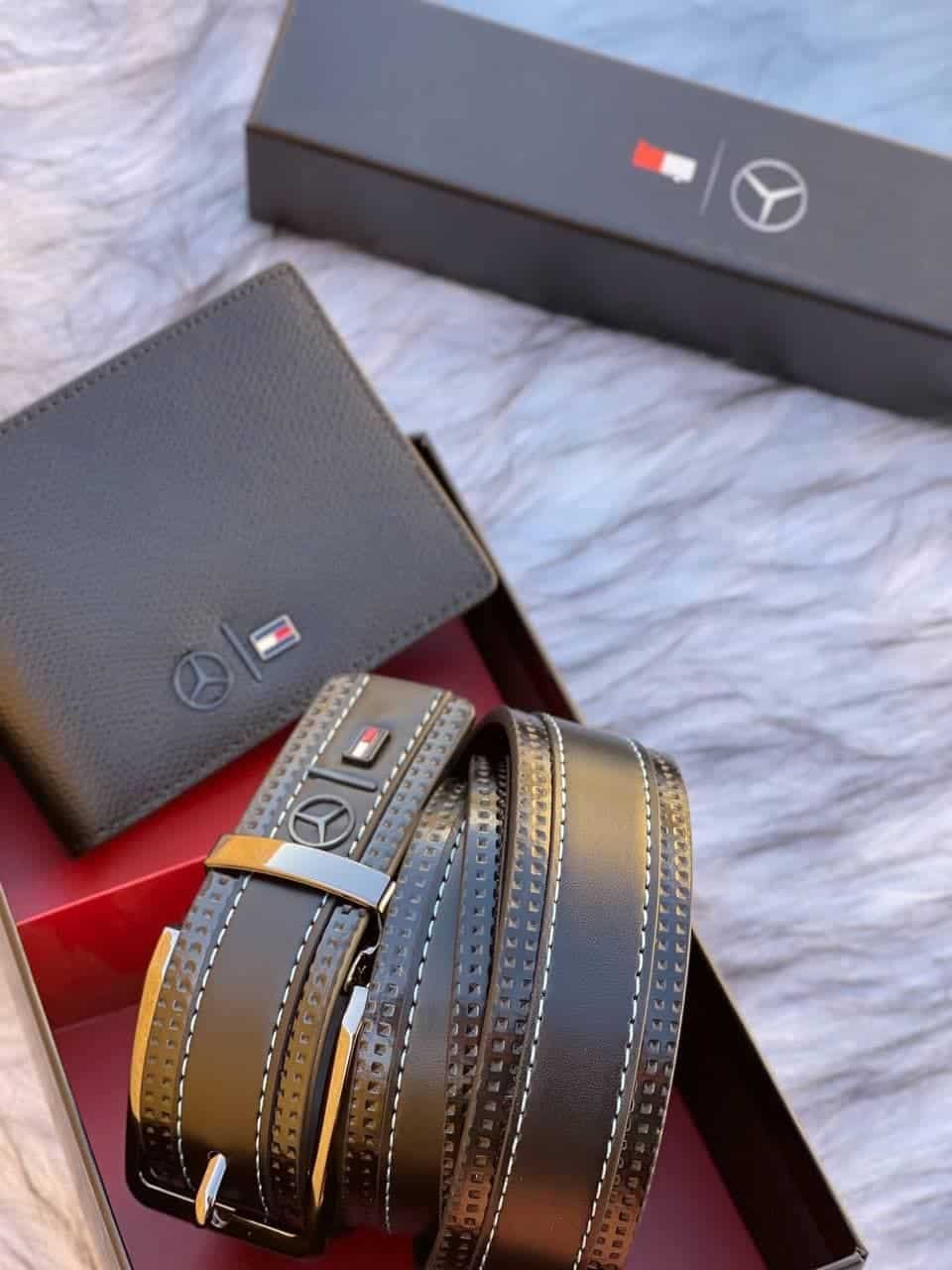 Mercedes-Benz Men’s Set belt and Wallet | Catchy Watches