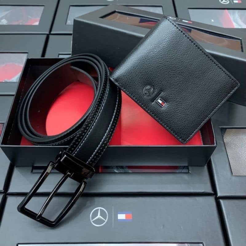 Mercedes-Benz Men’s Set belt and Wallet | Catchy Watches