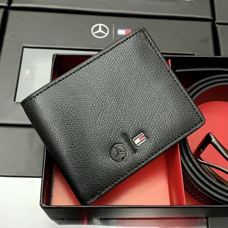 Mercedes-Benz Men’s Set belt and Wallet | Catchy Watches