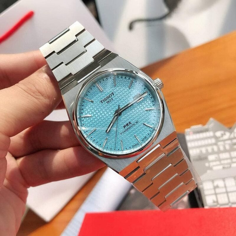 Tissot PRX Automatic Men Watch Baby Blue | Catchy Watches