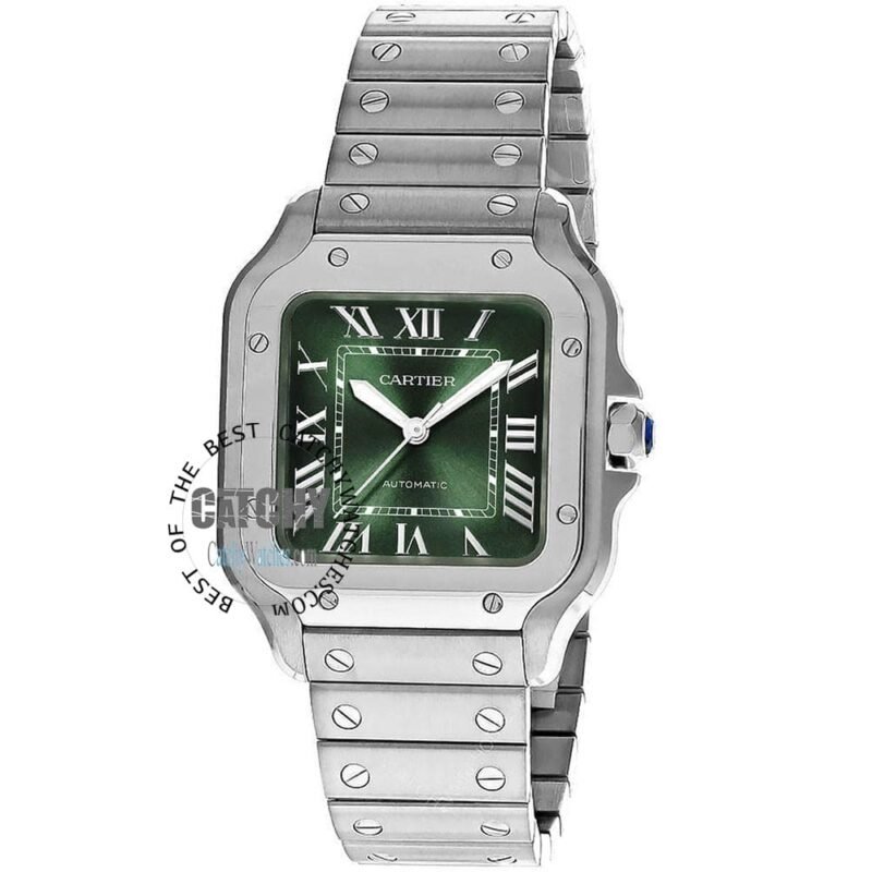 Cartier Watch Santos de Cartier Men Green | Catchy Watches