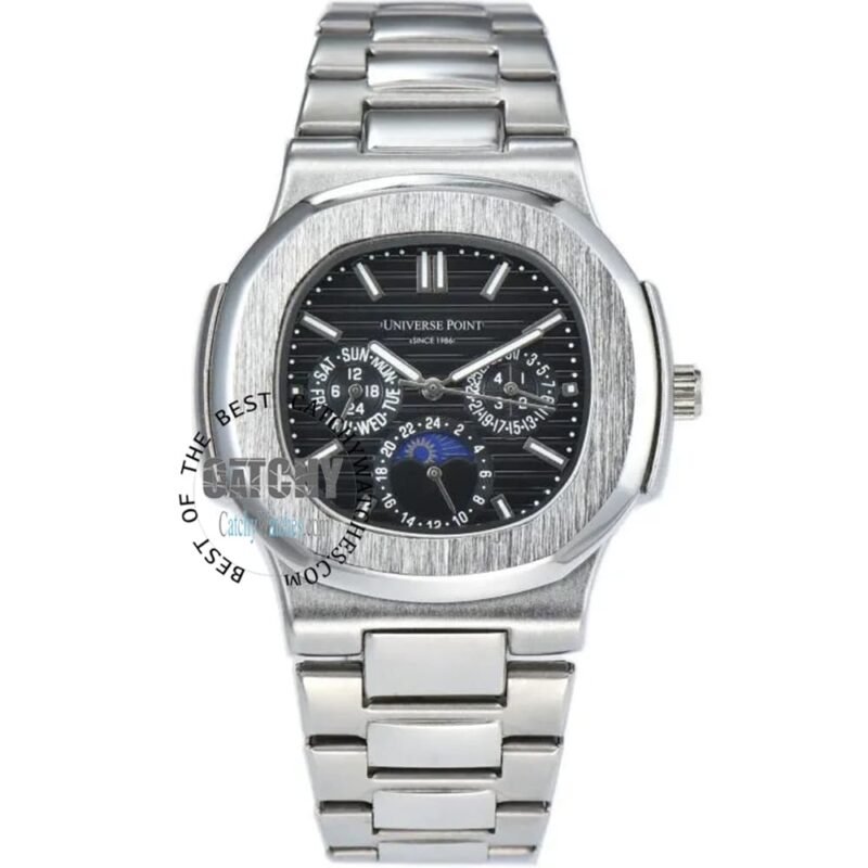 Patek Philippe Geneve Automatic Black Watch | Catchy Watches