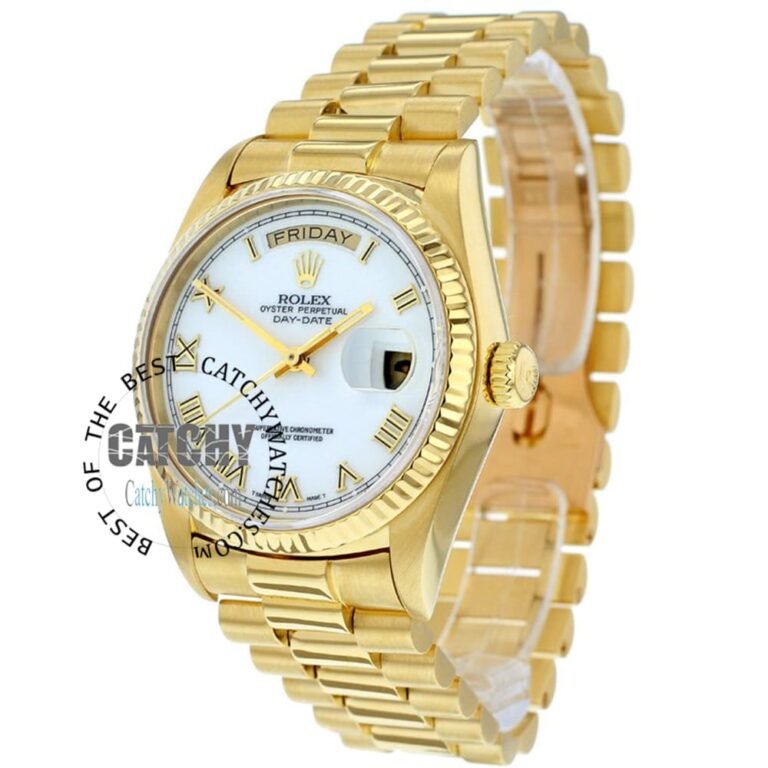 Rolex Daydate Full Gold Men's Watch Egypt | Catchy Watches