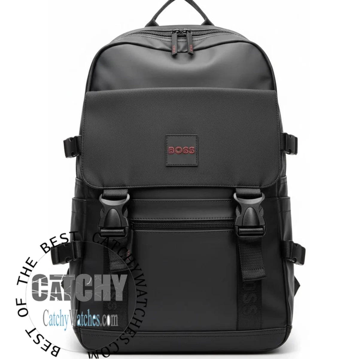 Hugo Boss Back Pack Bag Black Laptop HB | Catchy Watches