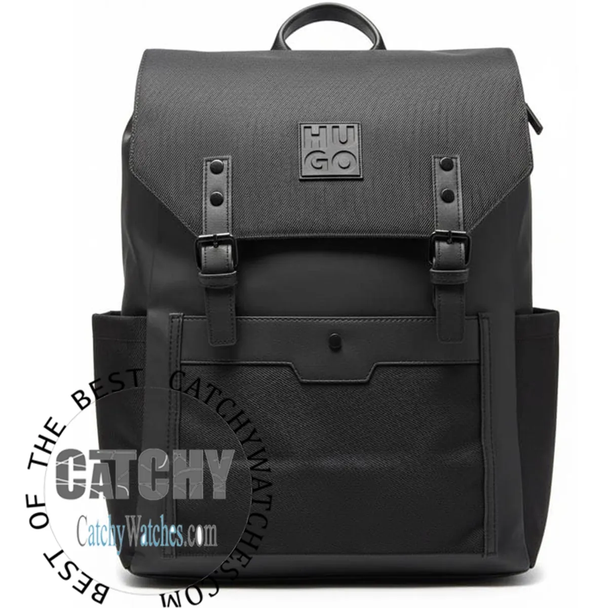 Hugo Boss Back Pack Bag Full Black Messenger | Catchy Watches